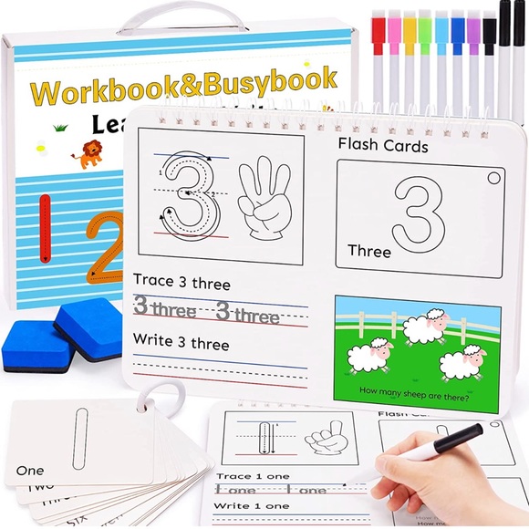 Other | Preschool Workbook Number Busy Book | Poshmark